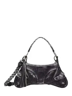 KNWLS Shoulder Bag With Braided Detail - Grey