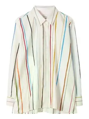 Paul Smith Striped Long Sleeve Shirt - Neutrals