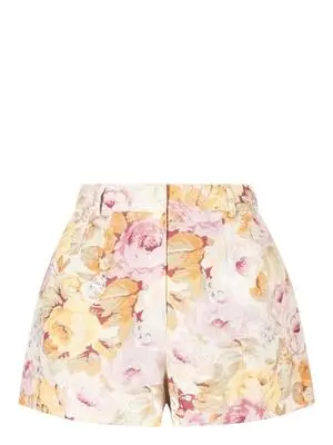 Faithfull The Brand Faithfull Petro Floral-Print Linen Shorts Multi