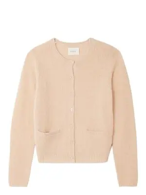 DÔEN Thea Cashmere Cardigan - Orange