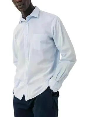 Hartford Paul Pocket Shirt - Blue