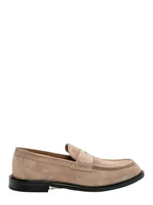 STURLINI FIRENZE Round-toe Penny Loafers - Neutrals