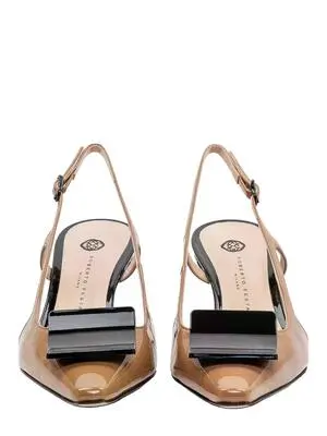 Roberto Festa Kimera Buckle Slingback Pumps - Brown