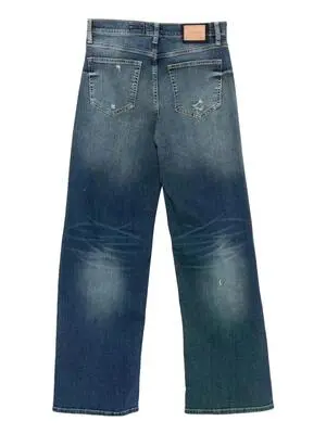 Ag Wide Leg Jeans - Blue