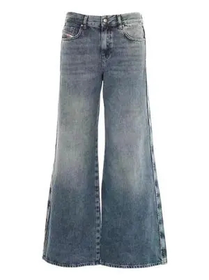 DIESEL® 1978 D-akemi Wide-leg Jeans - Blue