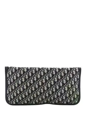 Dior Oblique Canvas Clutch Bag - Blue