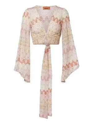 Missoni Lame Cropped Top - Multicoloured