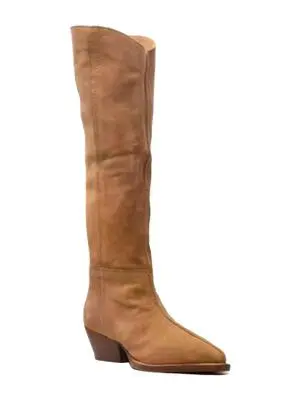 Free People Sway Leather Boots - Neutrals