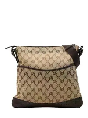 Gucci 2000-2015 Gg Canvas Crossbody Bag - Brown