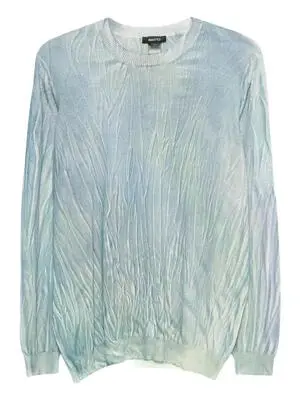 Avant Toi Textured Knitwear - Blue