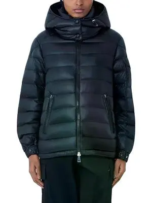 Moncler Quilted Puffer Jacket With Adjustable Hood - Black