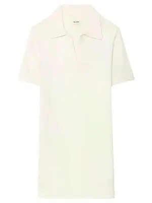 Zadig&Voltaire Cable-knit Polo Dress - Neutrals