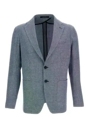 Tagliatore Button Single-breasted Jacket - Blue