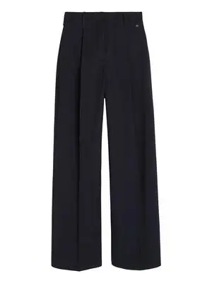 Herno Straight-leg Stretch-woven Trousers - Blue