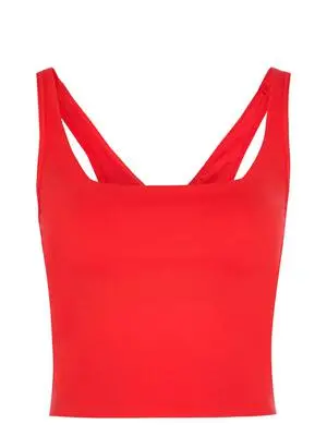 SPENCE Martina Form Cropped Tank Top - Red