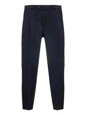BRIGLIA 1949 Tailored Trousers With Belt Loops - Blue