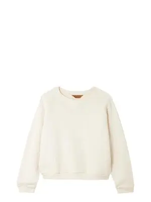 JAMIE HALLER Jamie Haller 'The Daily' Cotton-Terry Sweatshirt Neutrals