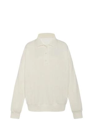 THE ROW Relaxed Fit Cotton-jersey Sweatshirt - Seashell