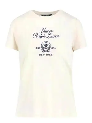 Ralph Lauren Lauren Ralph Lauren Graphic T-Shirt Neutrals