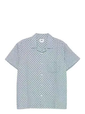 Obey Patterned Short-sleeve Shirt - Blue