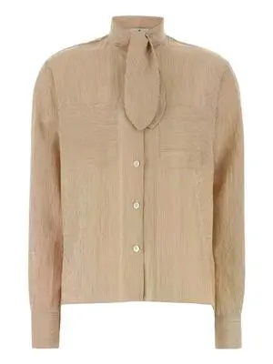 PT TORINO Striped Shirt - Neutrals