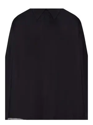 TOTEME Soft Tuxedo Shirt - Black