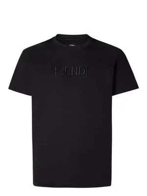 Fendi Logo T-shirt - Black