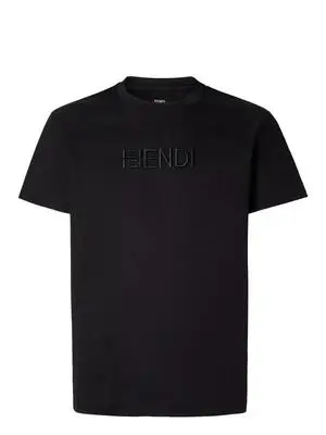 Fendi Logo T-shirt - Black