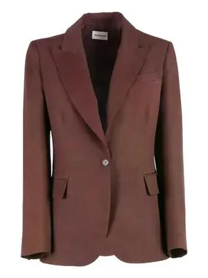 P.a.r.o.s.h Single-breasted Blazer - Brown