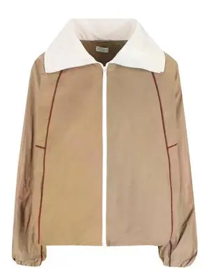 Brunello Cucinelli Contrast-piping Jacket - Neutrals