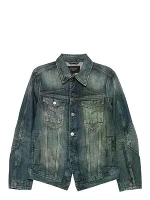 G-star Raw Denim Jacket With Chest Flap Pockets - Blue