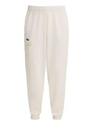 Lacoste X Novak Djokovic Tennis Cuffed Sweatpants - Ivory