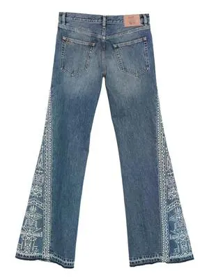 Ba&sh Vivy Embroidered Jeans - Blue