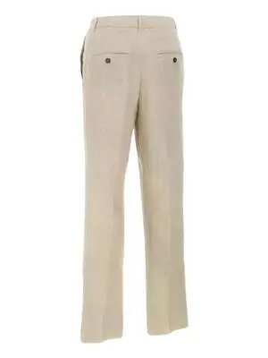 Marella Welt-pocket Trousers - Neutrals
