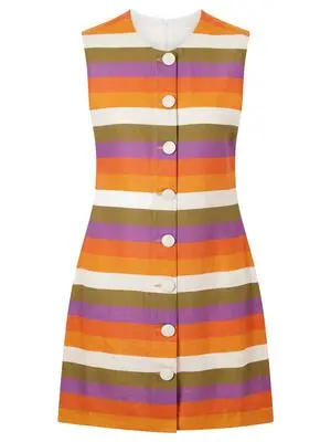 DESTREE Camille Striped Mini Dress - Multi