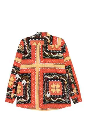 ALESSANDRO ENRIQUEZ Hearts Print Top - Red