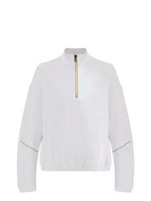 Bogner Floria Zip Trim Sweatshirt - White