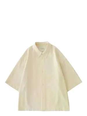 Studio Nicholson Sanko Short-sleeve Button Shirt - Neutrals