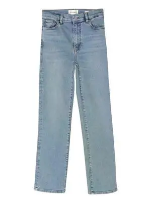 FRAME FRAME Button-Fastening Straight Leg Jeans