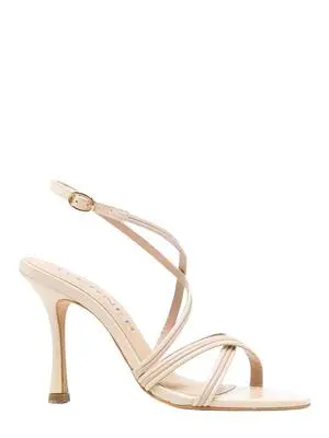 WERNER Strappy High Heel Sandals - Neutrals