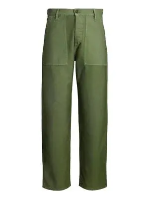 Polo Ralph Lauren Polo Ralph Lauren Button-Tab Straight Trousers Green