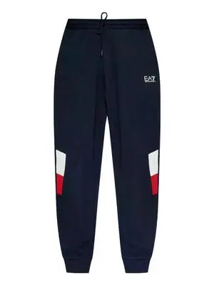 EA7 Logo Track Pants - Blue