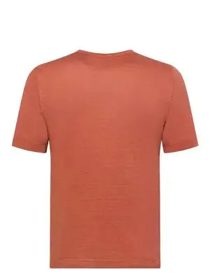 FRANZESE COLLECTION Crew-neck Short-sleeves T-shirt - Red