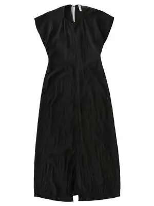 Studio Nicholson Surat Cap Sleeve Dress - Black