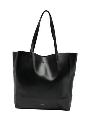 TOTEME Roam Leather Tote - Black