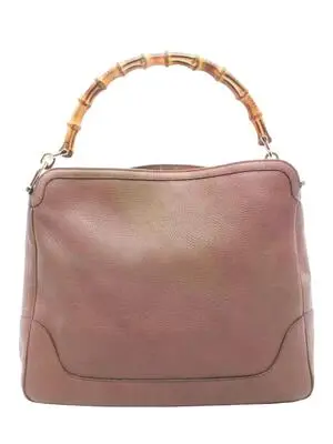 Gucci Diana Bamboo-handle Leather Tote Bag - Brown