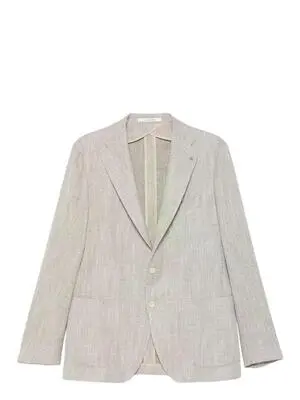 Tagliatore Herringbone Notch-lapel Jacket - Neutrals