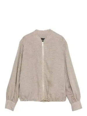 Fabiana Filippi Embellished Bomber Jacket - Neutrals