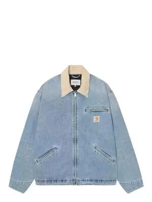 Carhartt Work In Progress Zip Fastening Denim Jacket - Blue