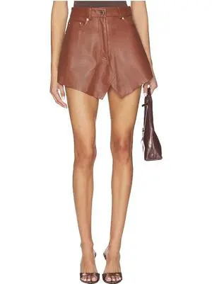 MANOKHI Marina Skort In . Also - Brown